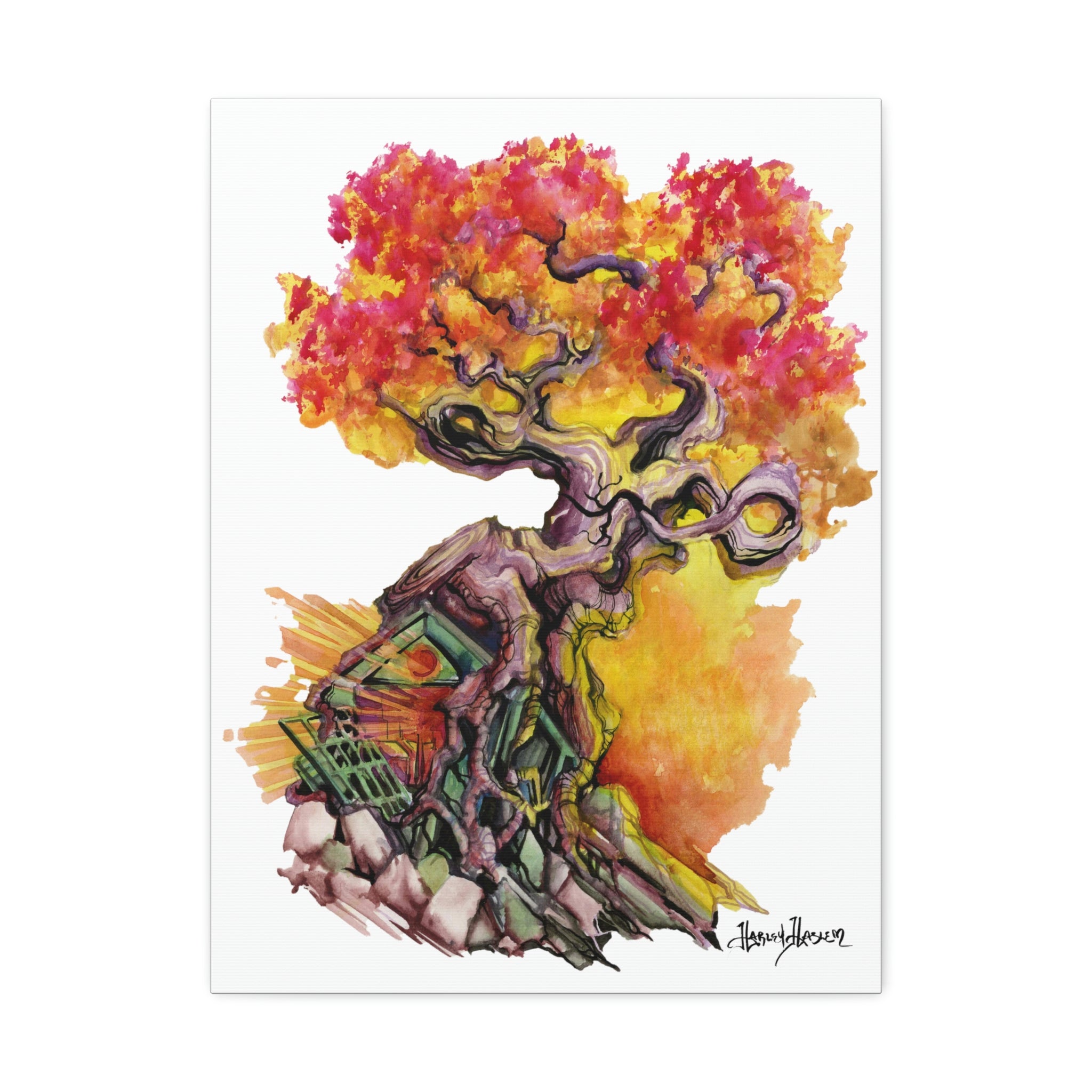 Liquid Trees #10 Print on Canvas – Liquid Tee Shirts